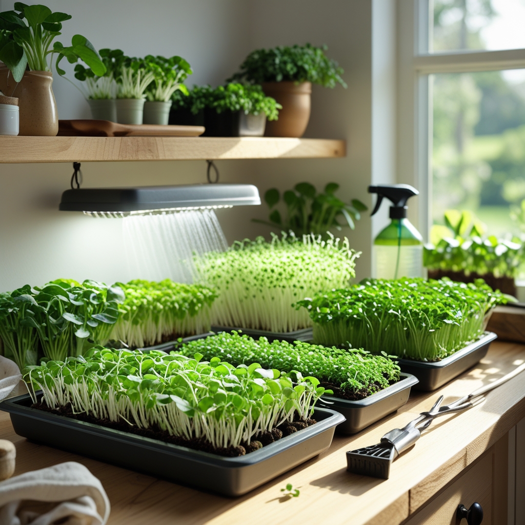 DIY Microgreens Setup: Grow Your Own Superfoods Indoors - Sproutful Snacks